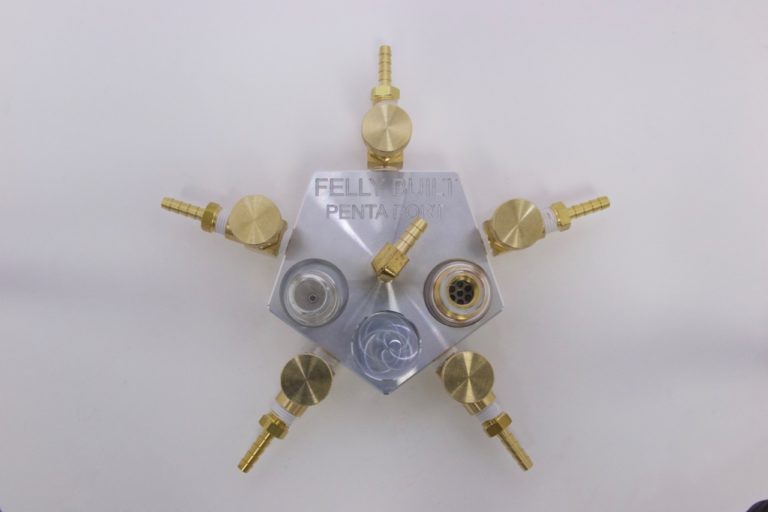 Penta Port Purge Block | FellyBuilt
